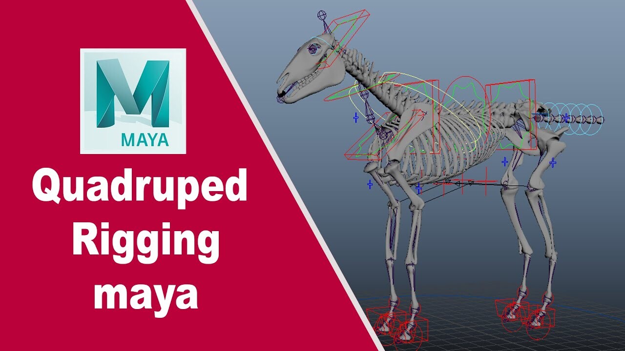 ArtStation - Maya Quadruped Rigging Reel by Dream Journey VFX
