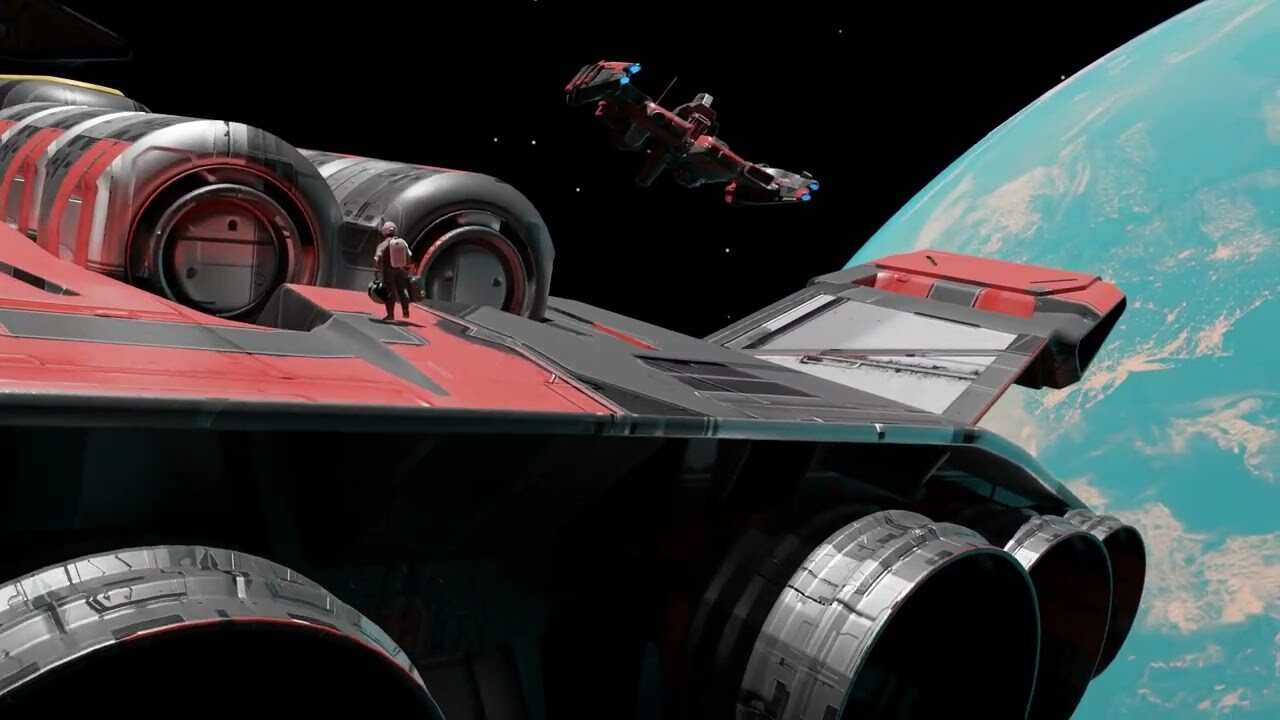 ArtStation - Ship Departure Animation