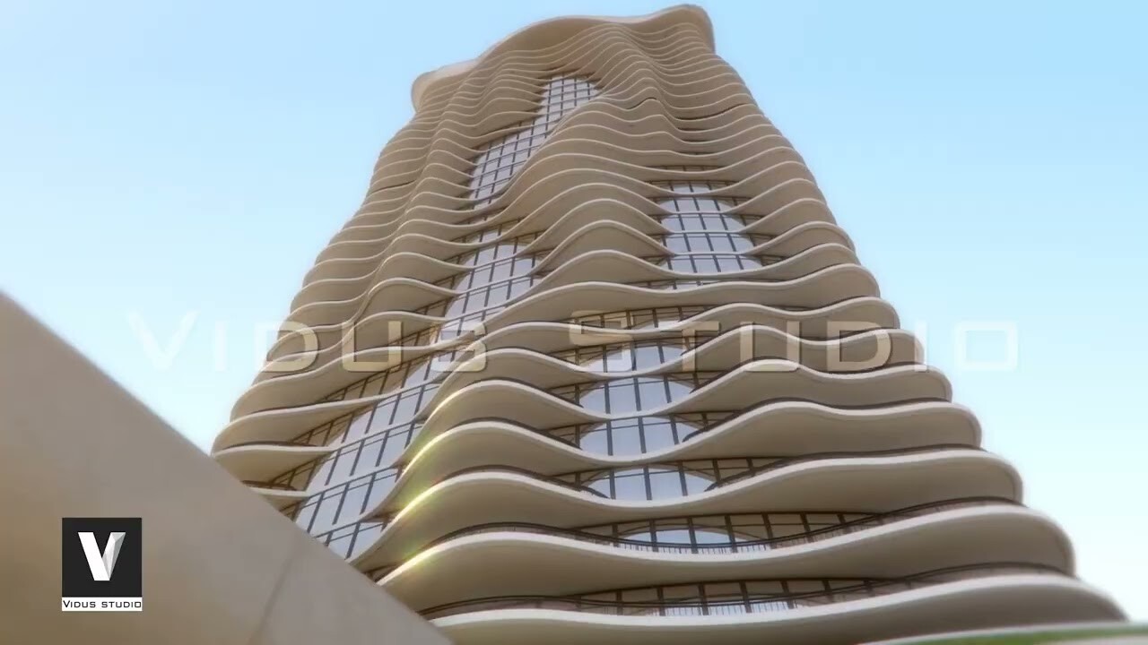 ArtStation - Odima Residential Tower Animation