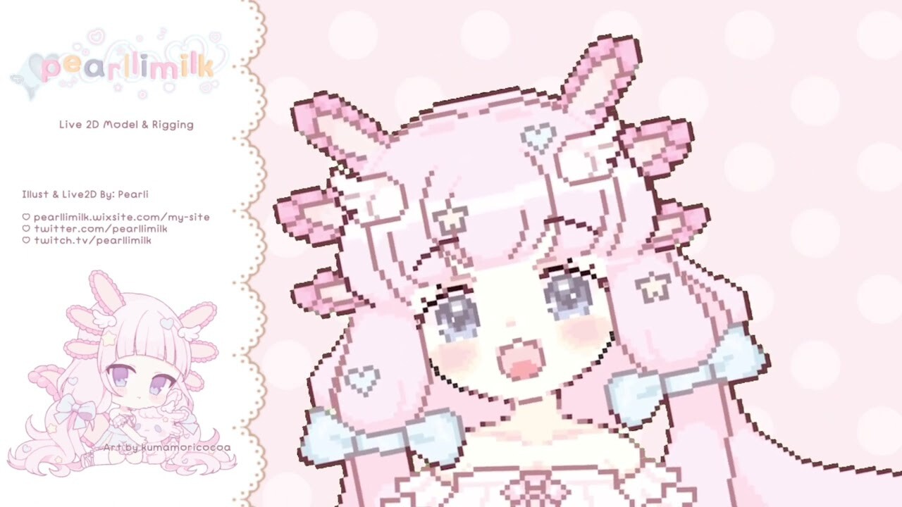 ArtStation - ꒰ Live2D Pixel Model showcase