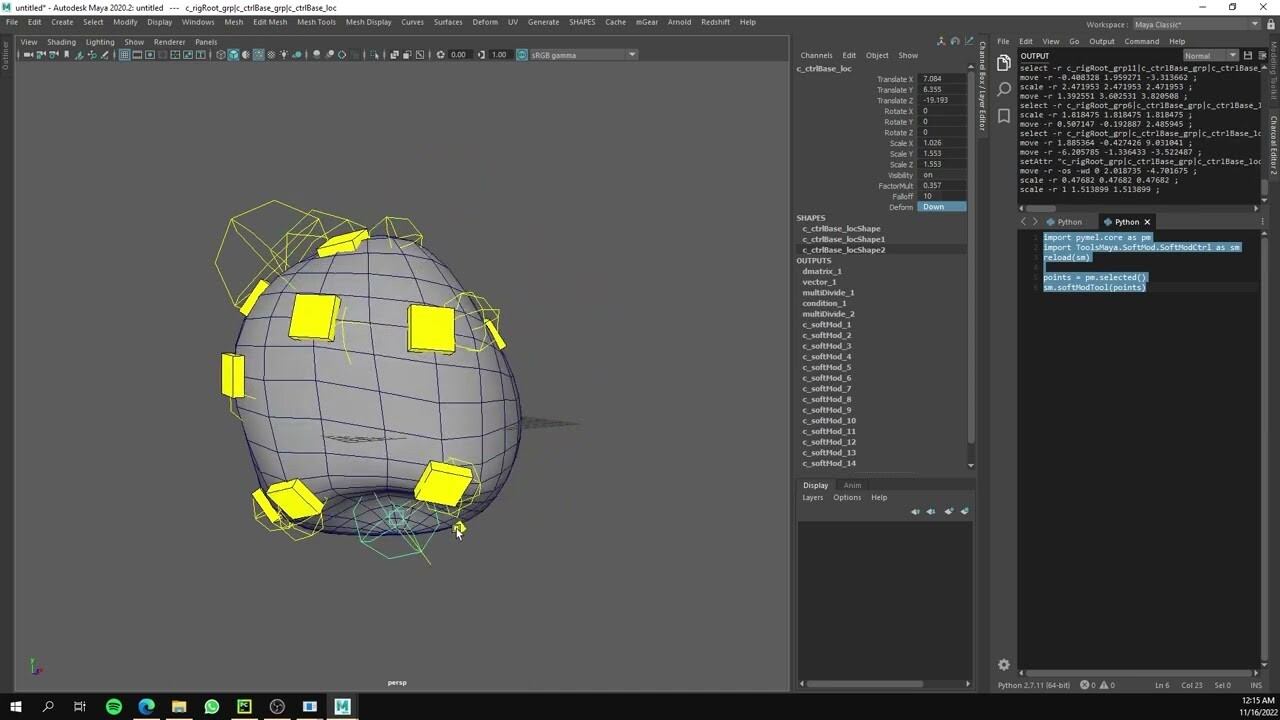 Daniel Gayoso - Soft Deform Rigging with Python