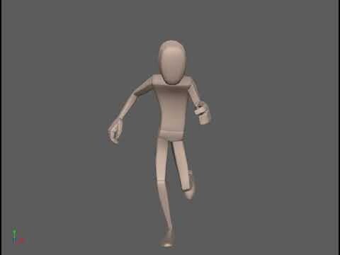 ArtStation - Run cycle animation