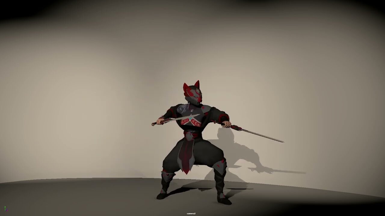 ArtStation - Two Swords Attack