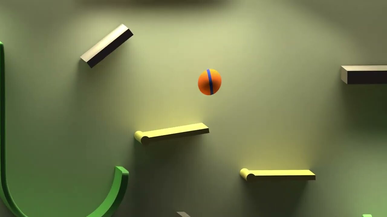 ArtStation - Bouncing Ball Obstacle Course