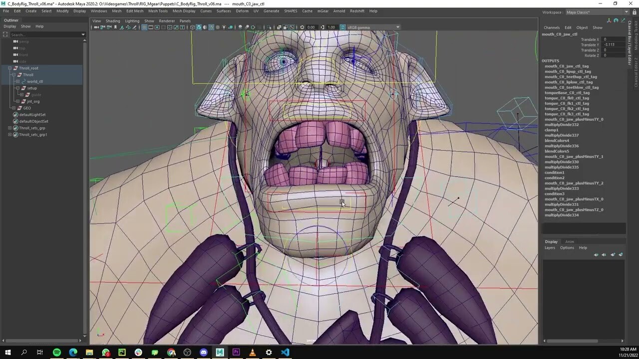 ArtStation - Facial and Body Rigging with Python and Mgear
