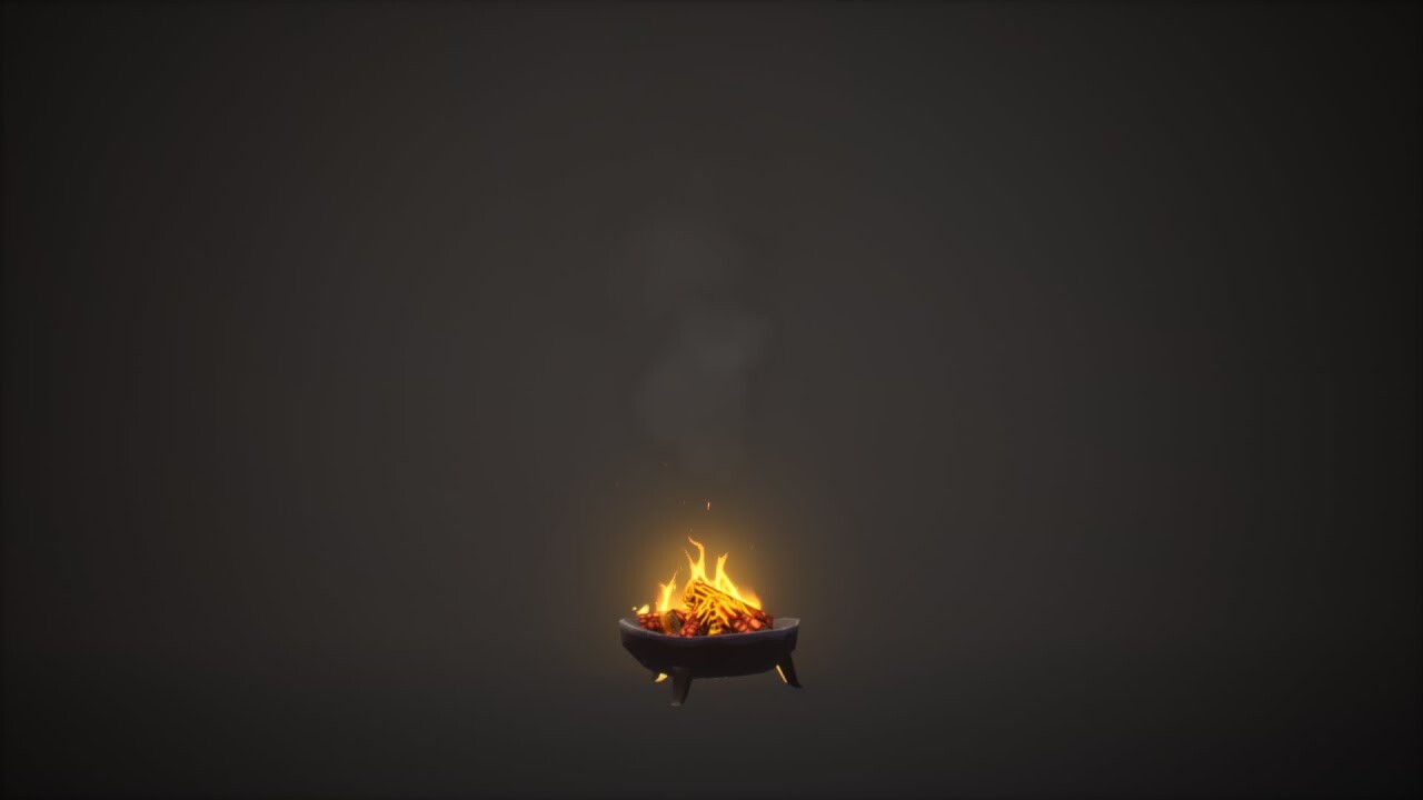 ArtStation - VFX Stylized Fire