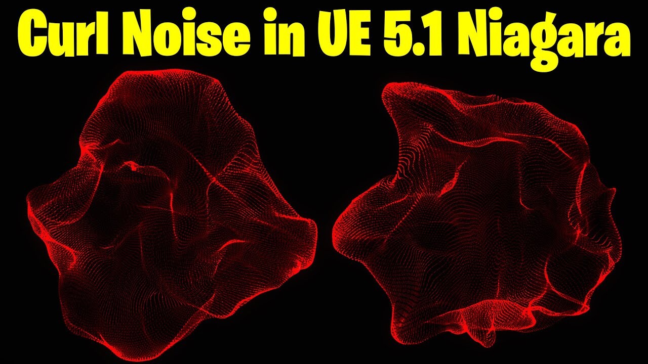 ArtStation - Unreal Engine 5.1 Niagara Curl Noise FX Tutorial | Download Files