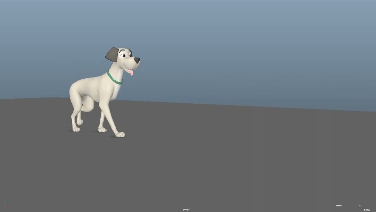 ArtStation - Dog Walk (Class3) - Animschool