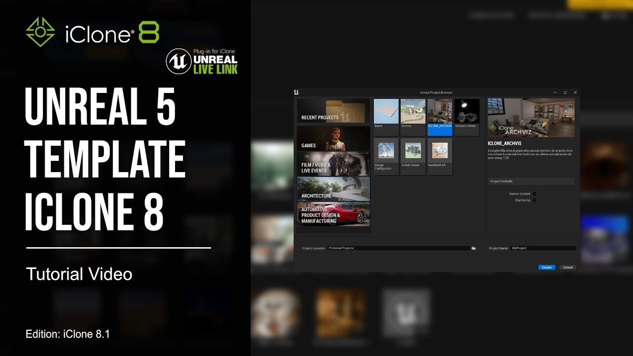 ArtStation - Unreal 5. Crear template en Unreal para iclone 8