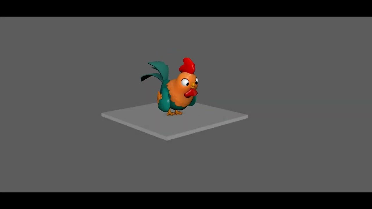 ArtStation - Chickens set of animations for game