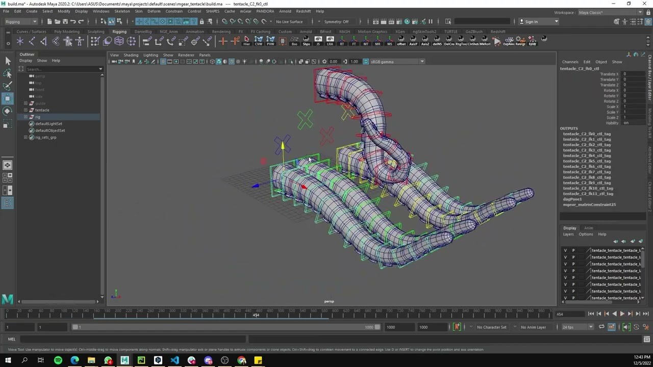ArtStation - Procedural rig with Python