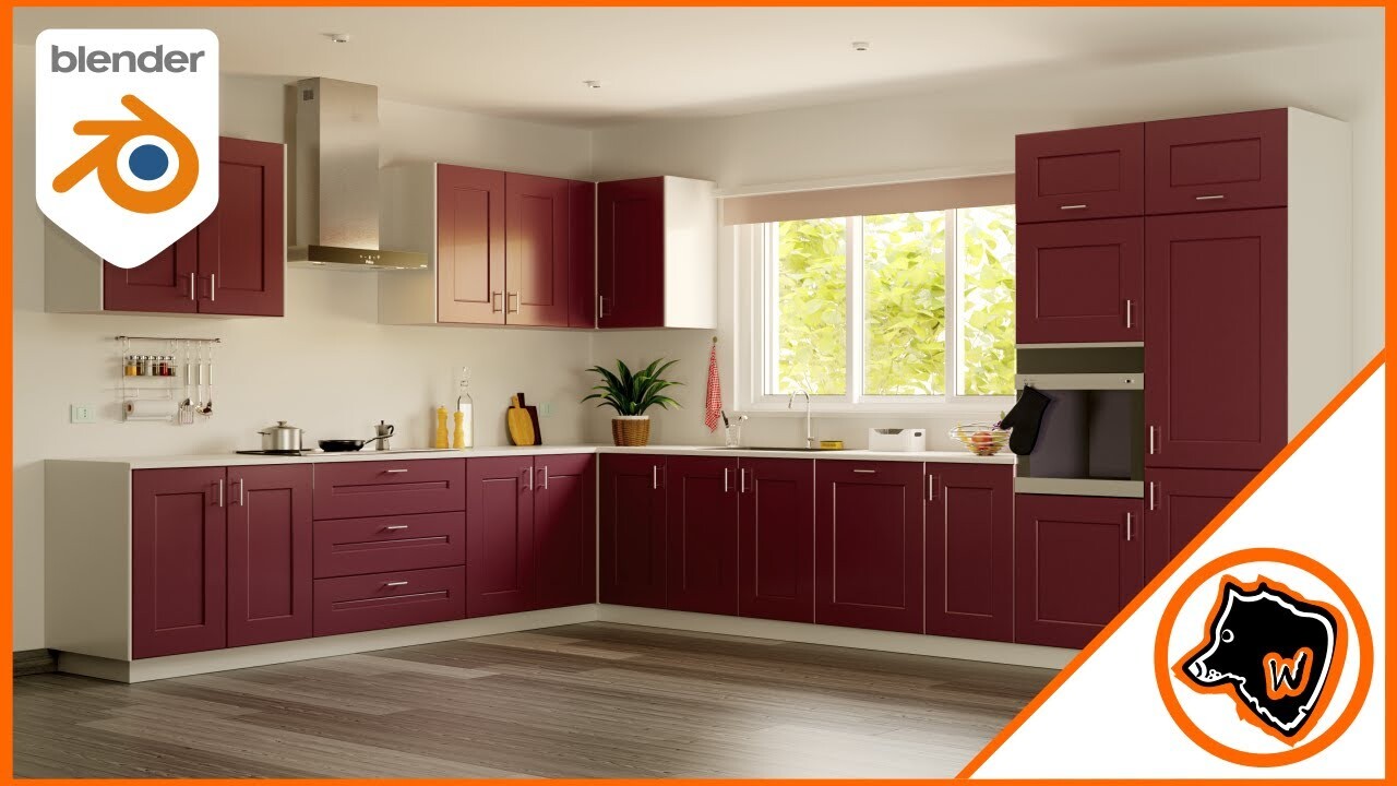 ArtStation - Create a Kitchen in Blender (Tutorial)