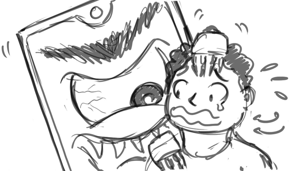 ArtStation - Monster Gadget - Thumbnail Storyboard