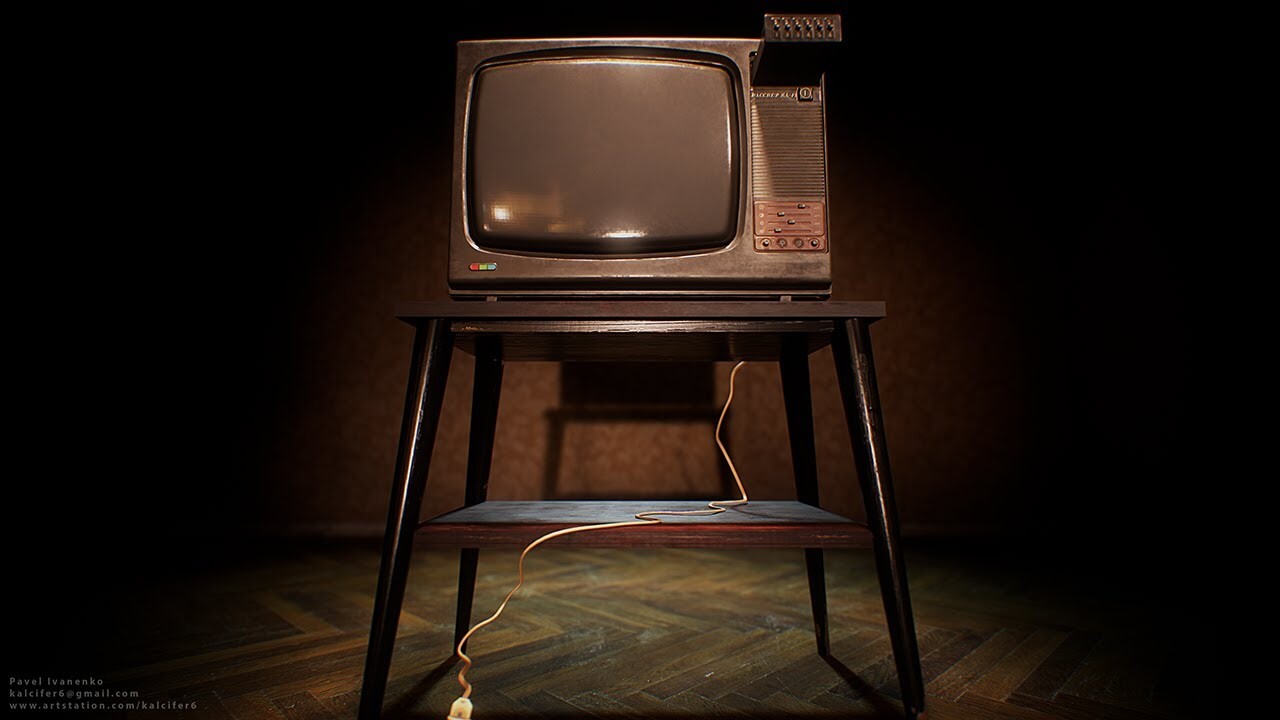 ArtStation - Old Soviet TV