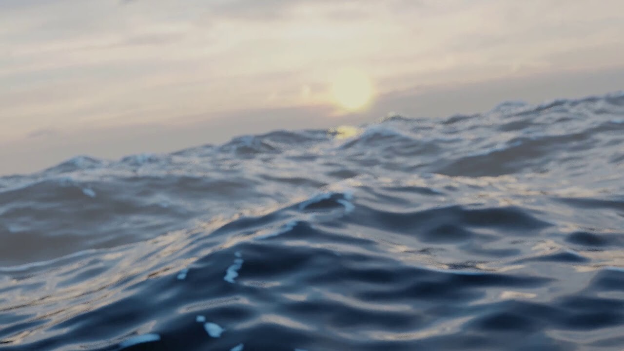 ArtStation - Ocean Simulation with Blender 2.90