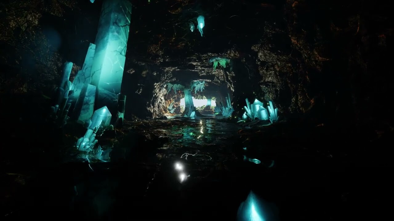 ArtStation - Crystal_Cave_WIP_001