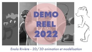 ArtStation - DemoReel Modélisation et Animation 2D/3D 2022