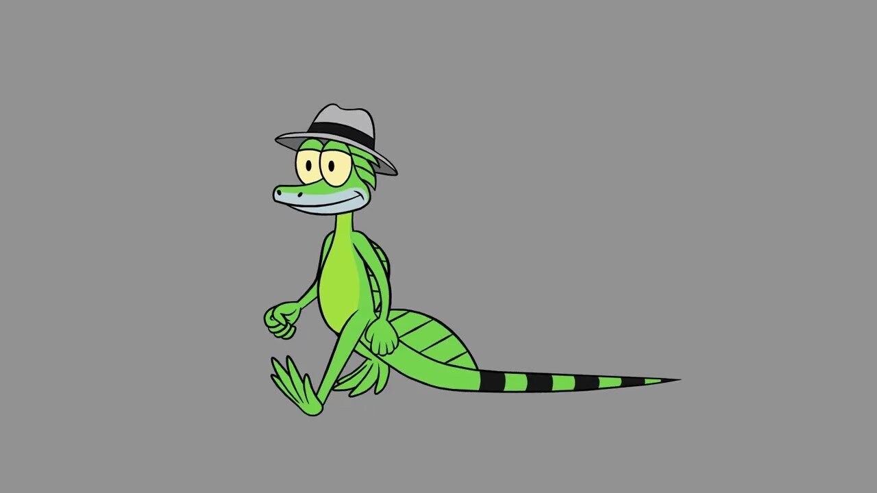 ArtStation - Basil the Basilisk - Walk and run cycles