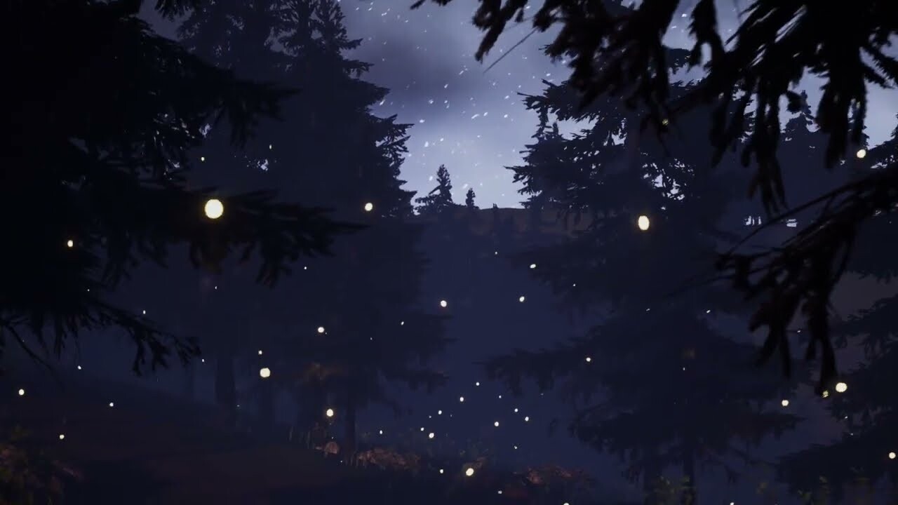ArtStation - Fireflies in the Garden - UE5