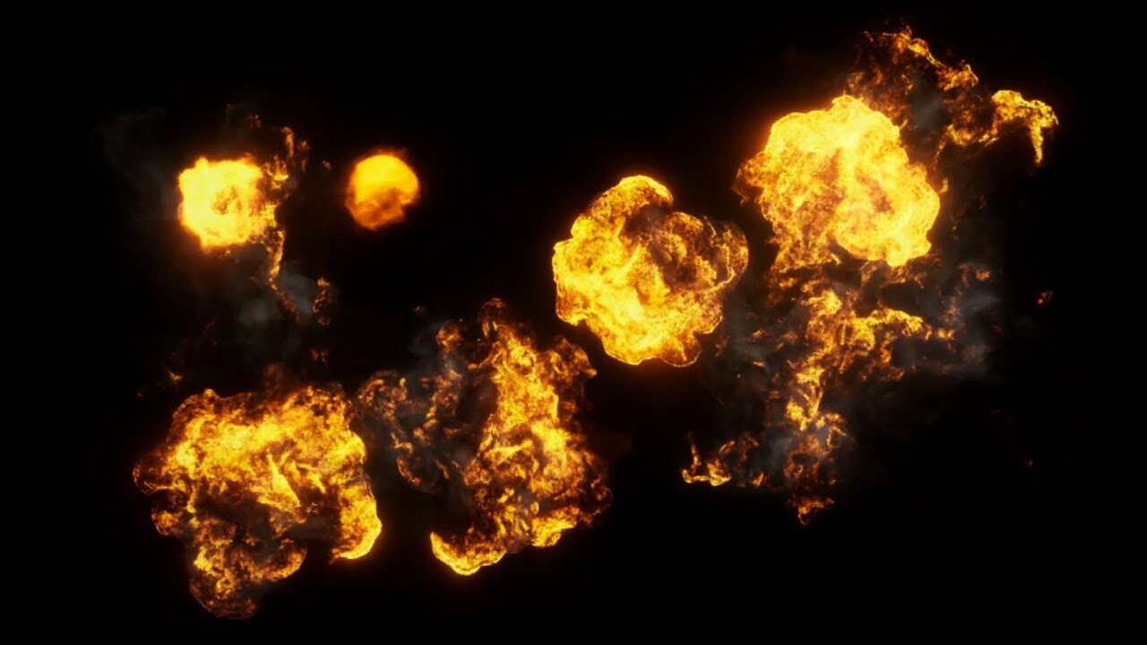 ArtStation - Simple explosion emitter in Unreal Engine 5 Niagara