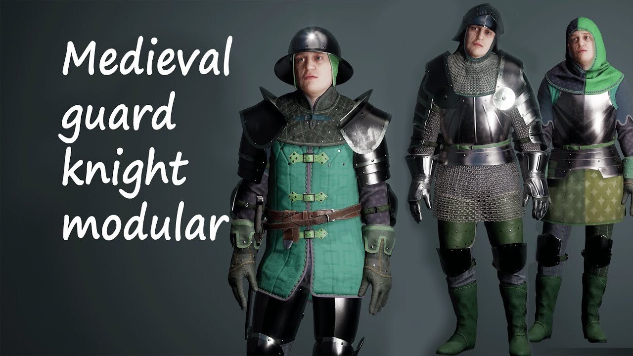 ArtStation - Medieval Guard Knigths