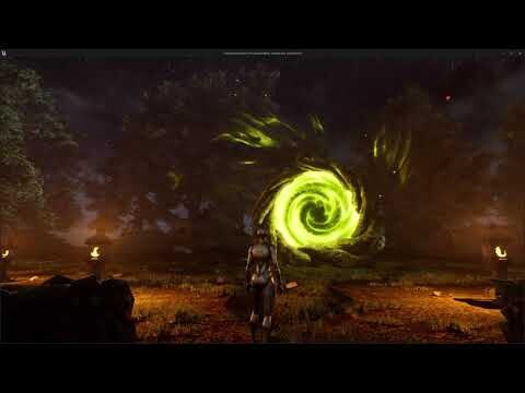 Emir Ünalan - Unreal Engine 5 Forest Portal FX