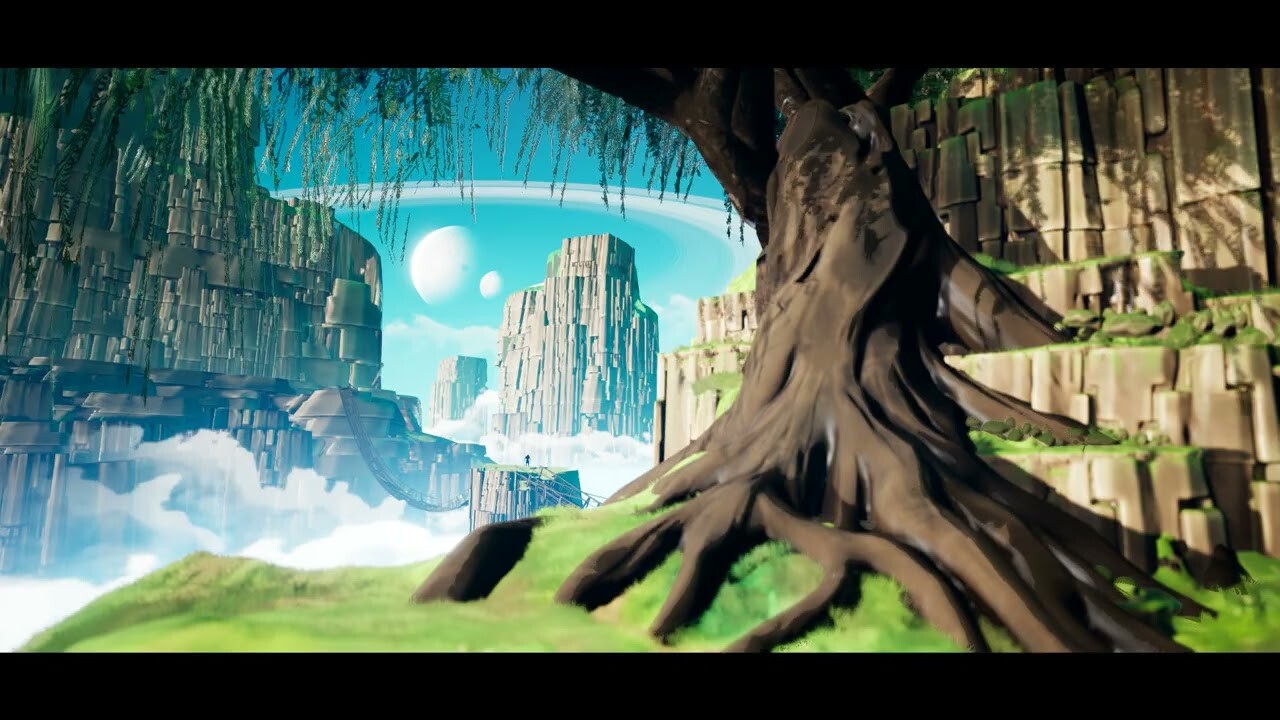 ArtStation - Stylized Cliff Environment