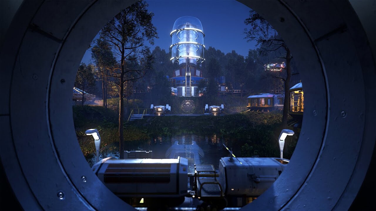 ArtStation - Futurescape Evening