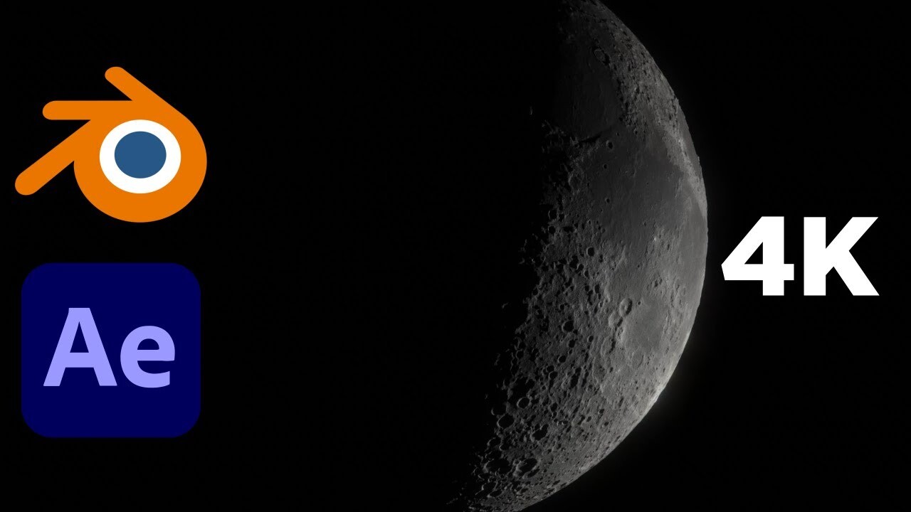 ArtStation - Moon // Blender Animation 4K