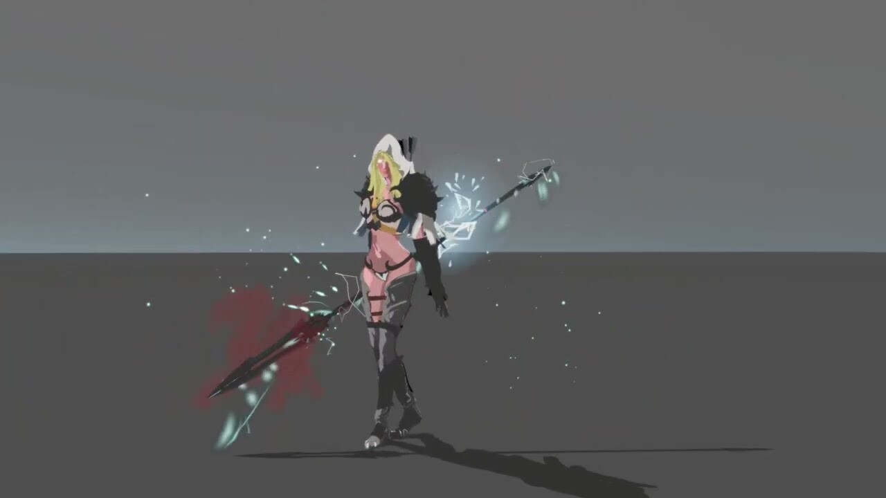 ArtStation - Spear Skill Action Animation 2023