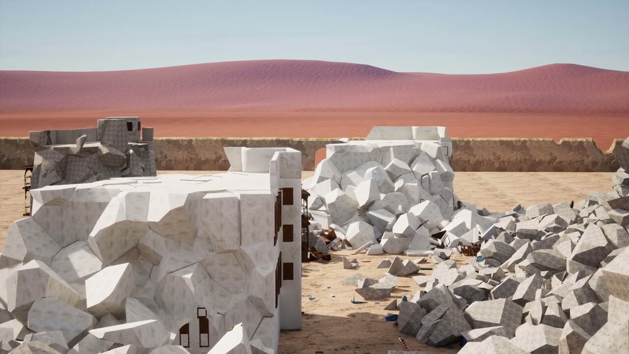 ArtStation - Selective Chaos Destruction in Unreal engine 5