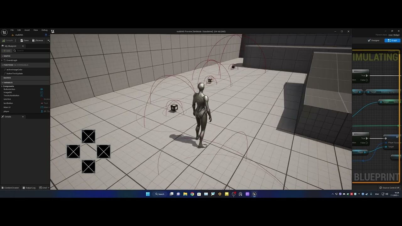 ArtStation - Resident Evil inventory system recreation UE5