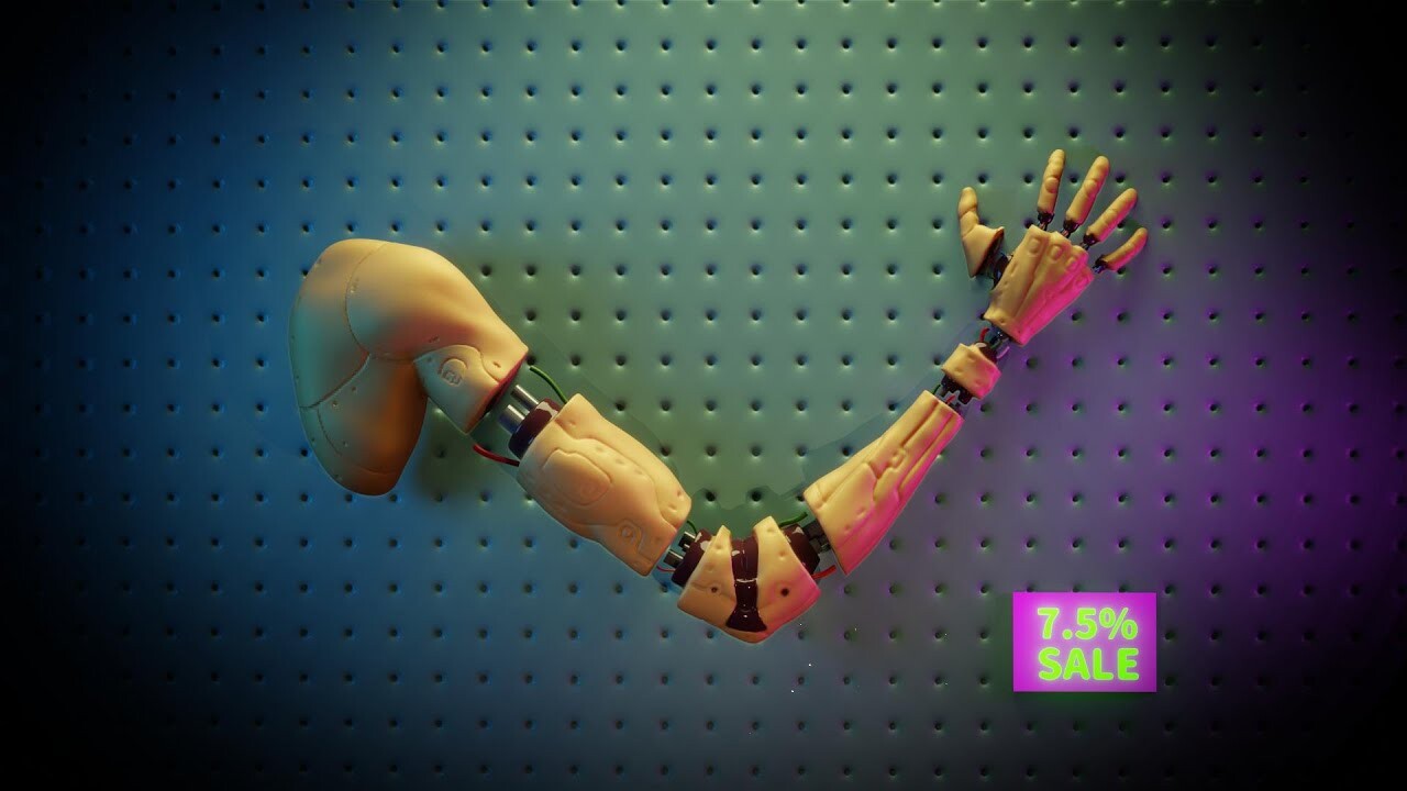 ArtStation - 2023 Day05. CYBERPUNK LIMB - 櫥窗