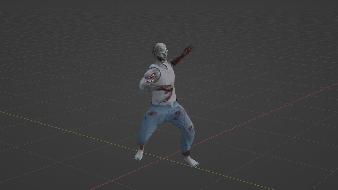 ArtStation - Punch Standing Heavy (Cascadeur | Blender)