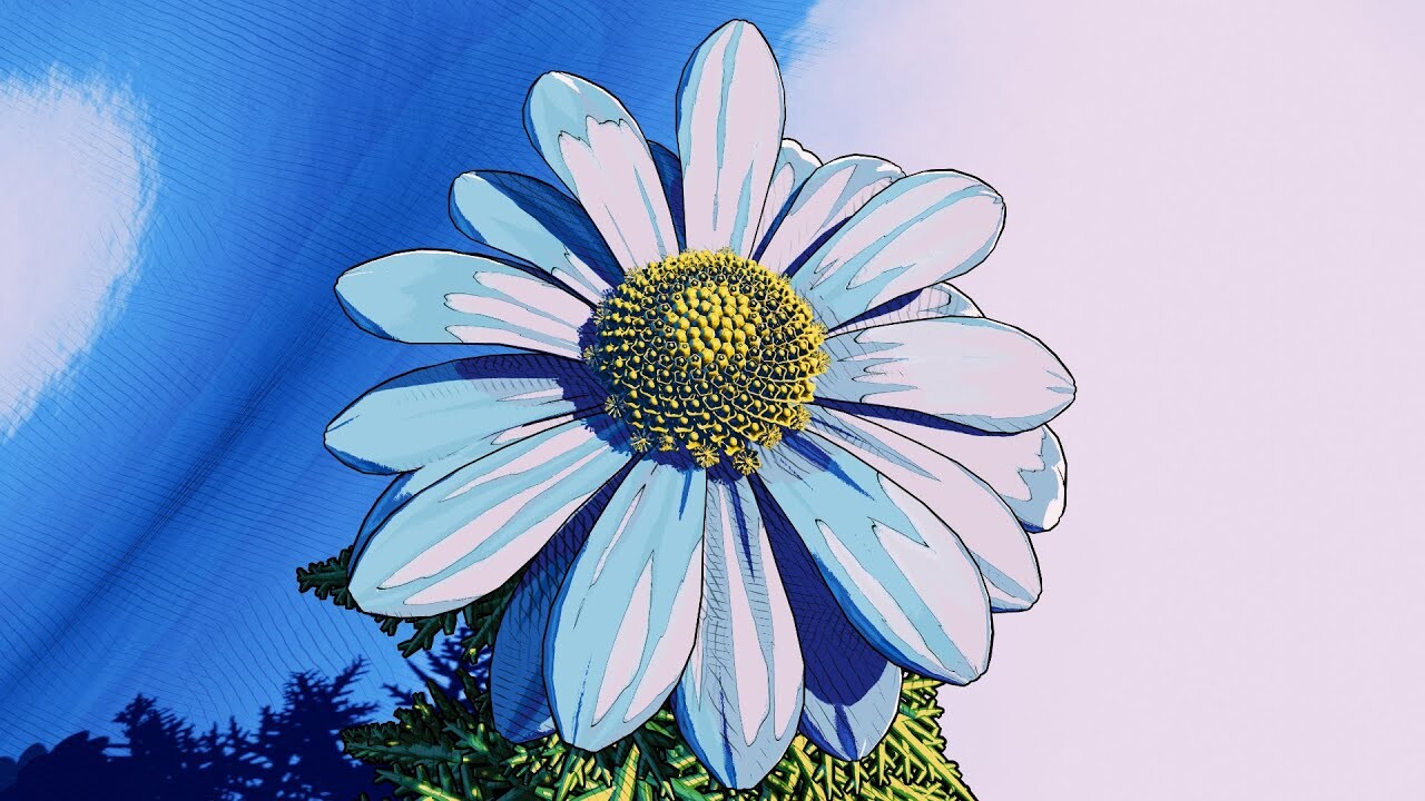 ArtStation - Procedural Flower Growth Animation