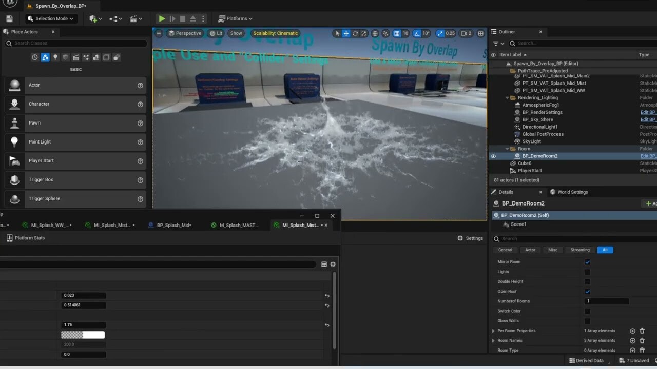 ArtStation - Path Tracing Splashes in UE5