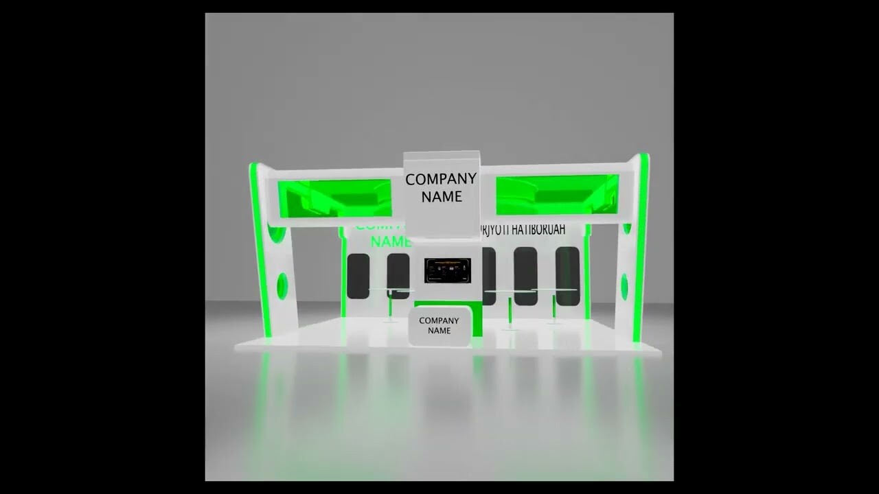 ArtStation - 3d Stall design