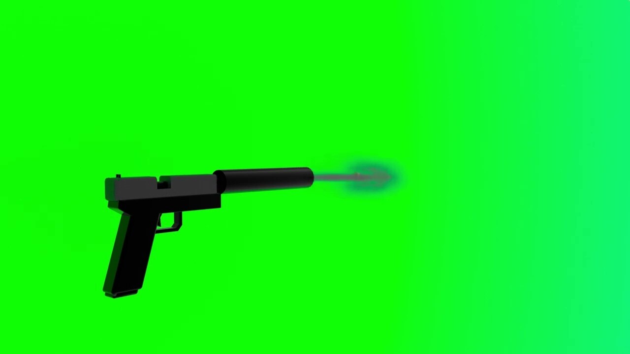 ArtStation - VFX on 3d animated Gun