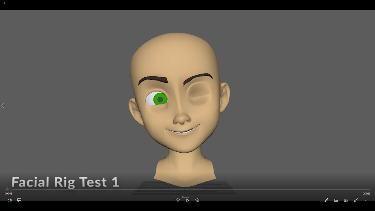 ArtStation - Facial Rig Test