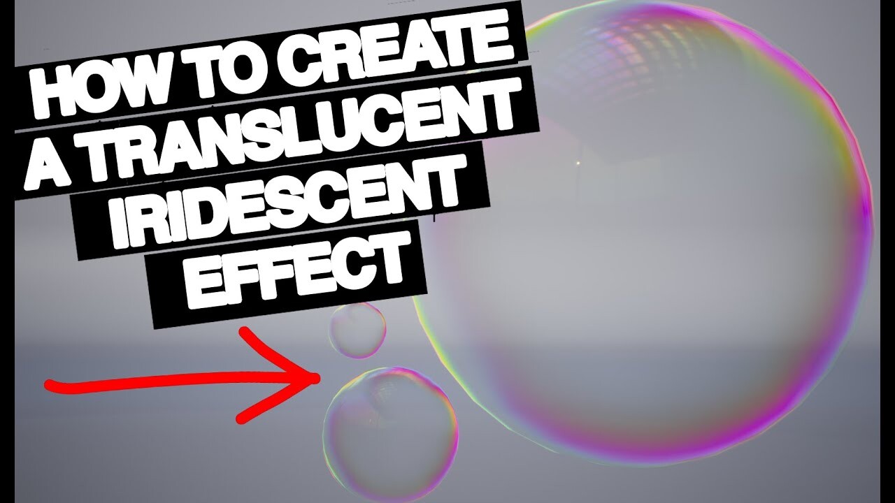 ArtStation - How To Create A Translucent Iridescent Material Effect in ...