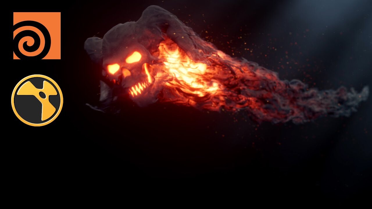 ArtStation - Flaming particle VFX