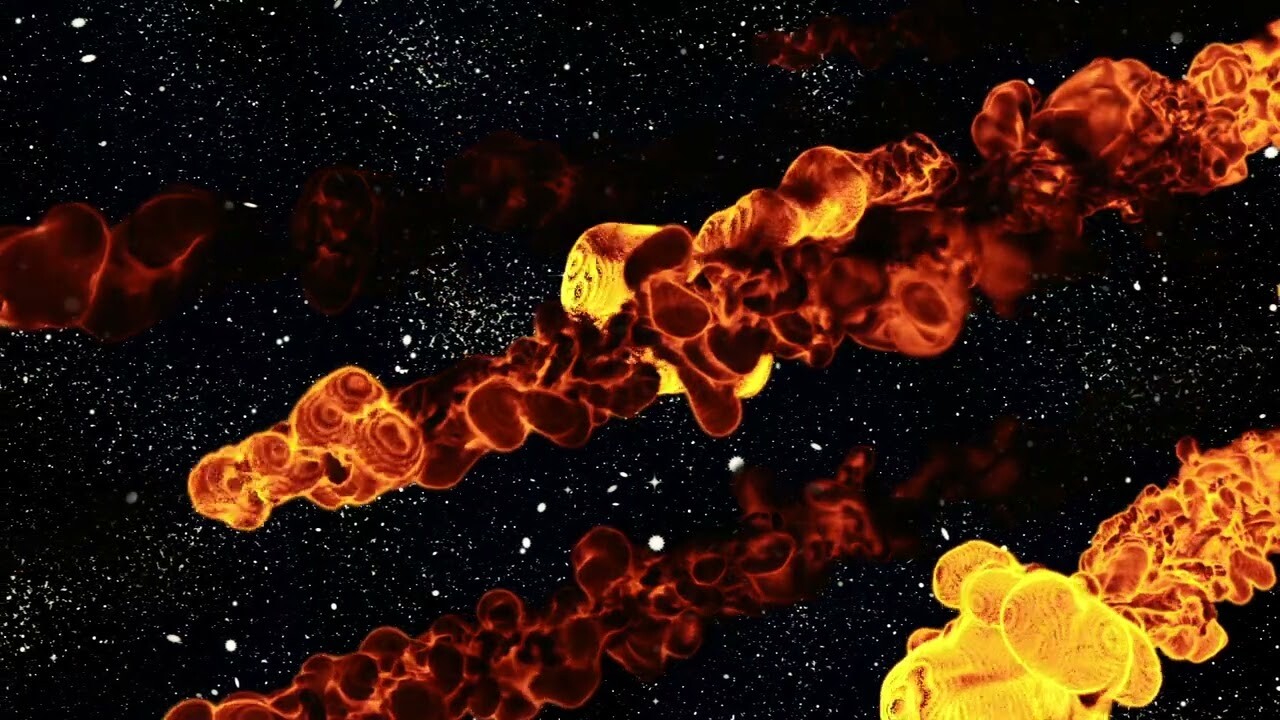 ArtStation - Meteor Shower Simulation (test)