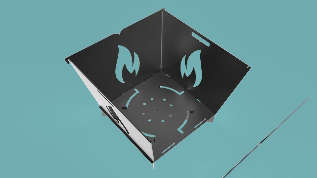 ArtStation - Flame Box Assembly Animation