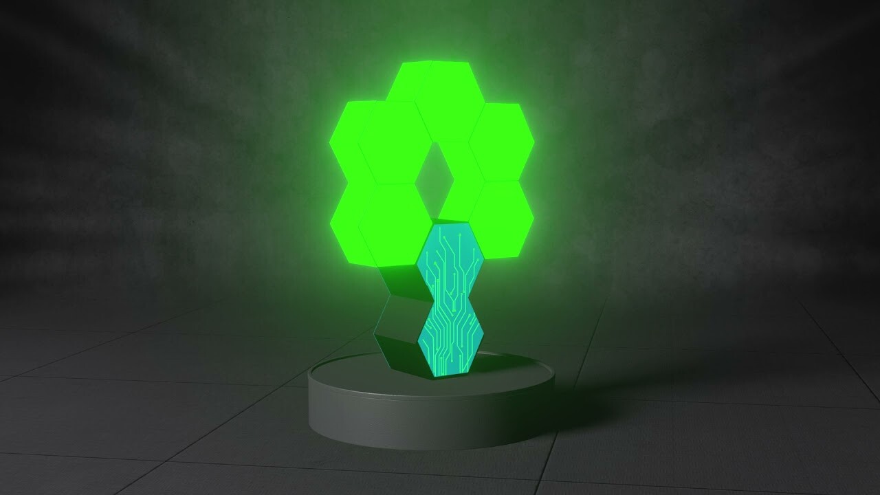 ArtStation - Geometrical Shapes Light Animation