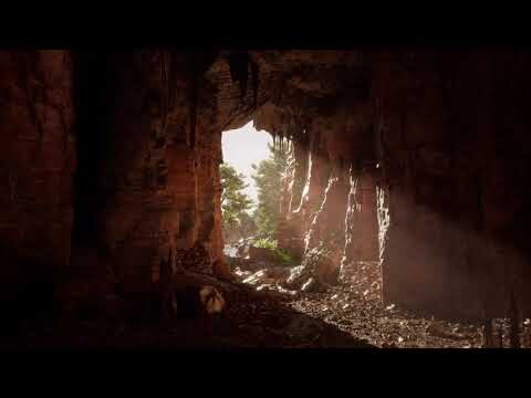 ArtStation - Cave scene - lighting