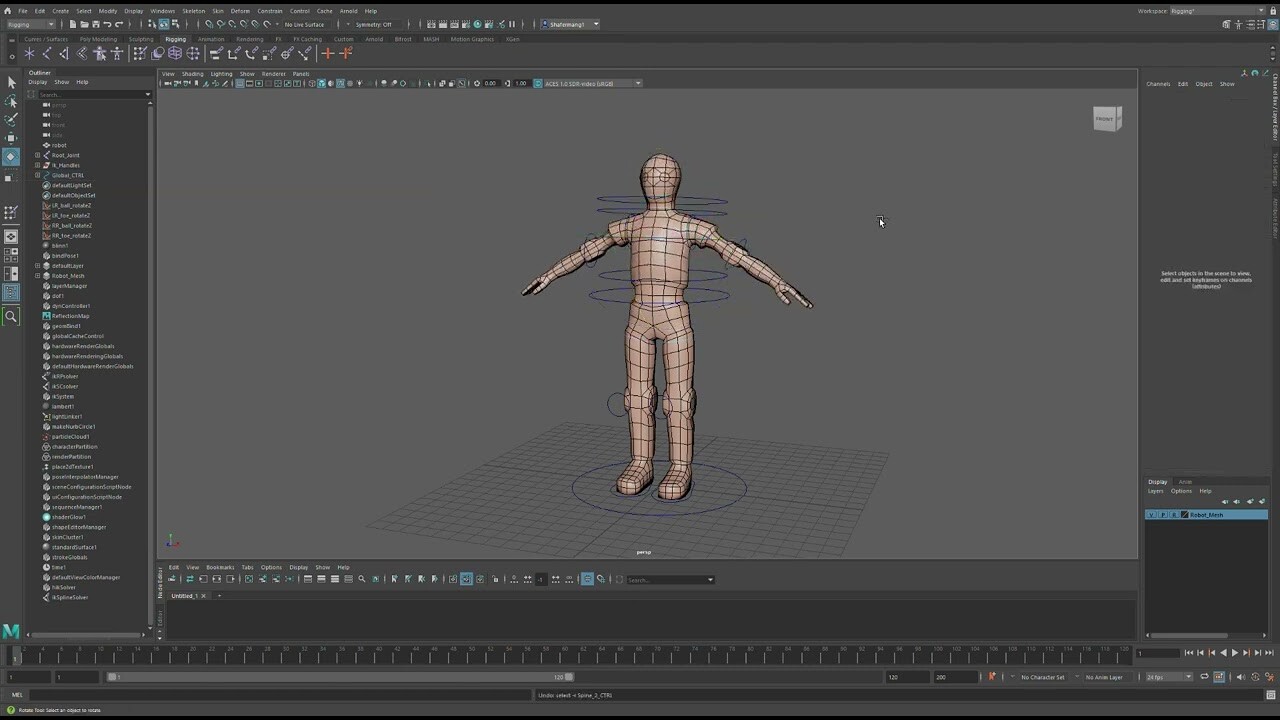 ArtStation - Biped Rig Demo