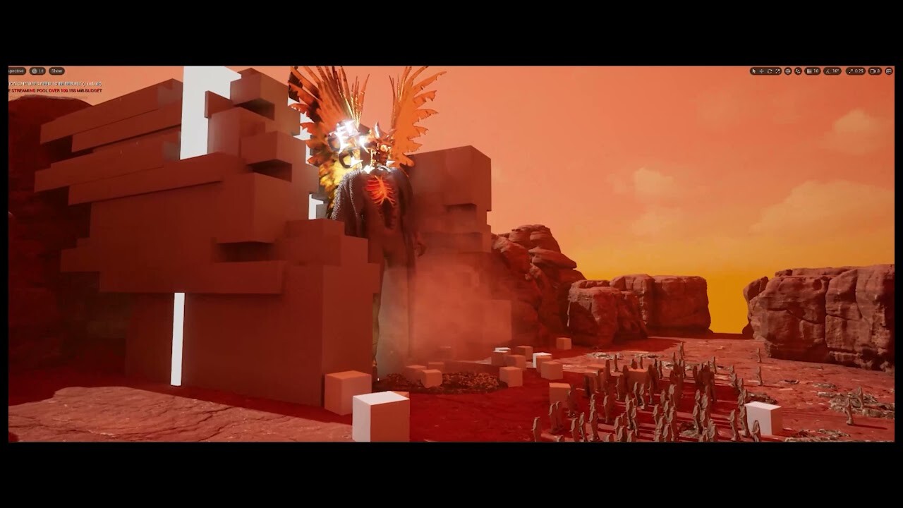 ArtStation - Devil Statue concept art