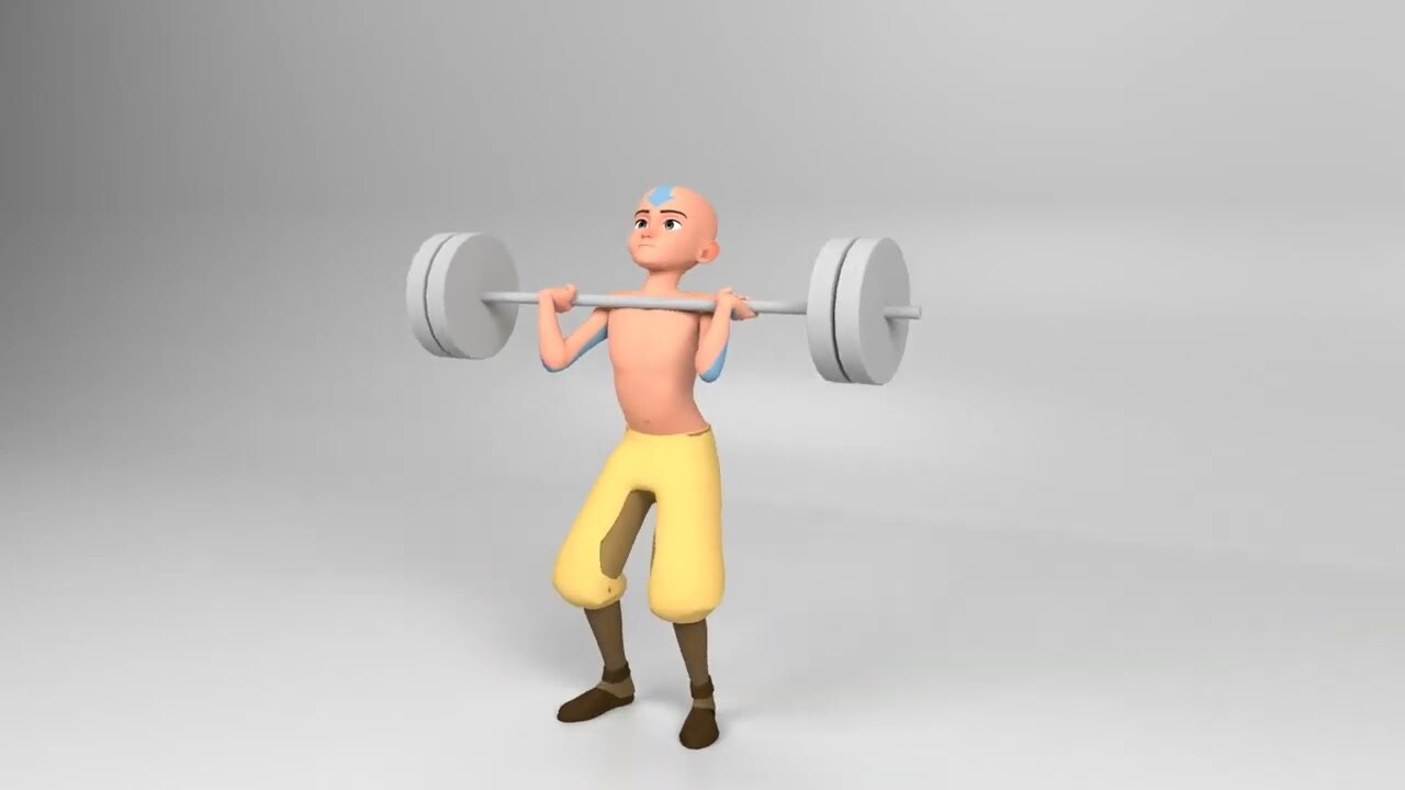 ArtStation - Weightlifting animation Final