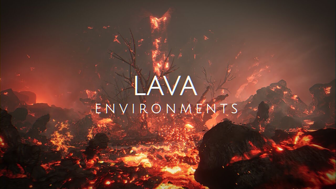 ArtStation - LAVA ENVIRONMENTS AND LAVA CASTLE