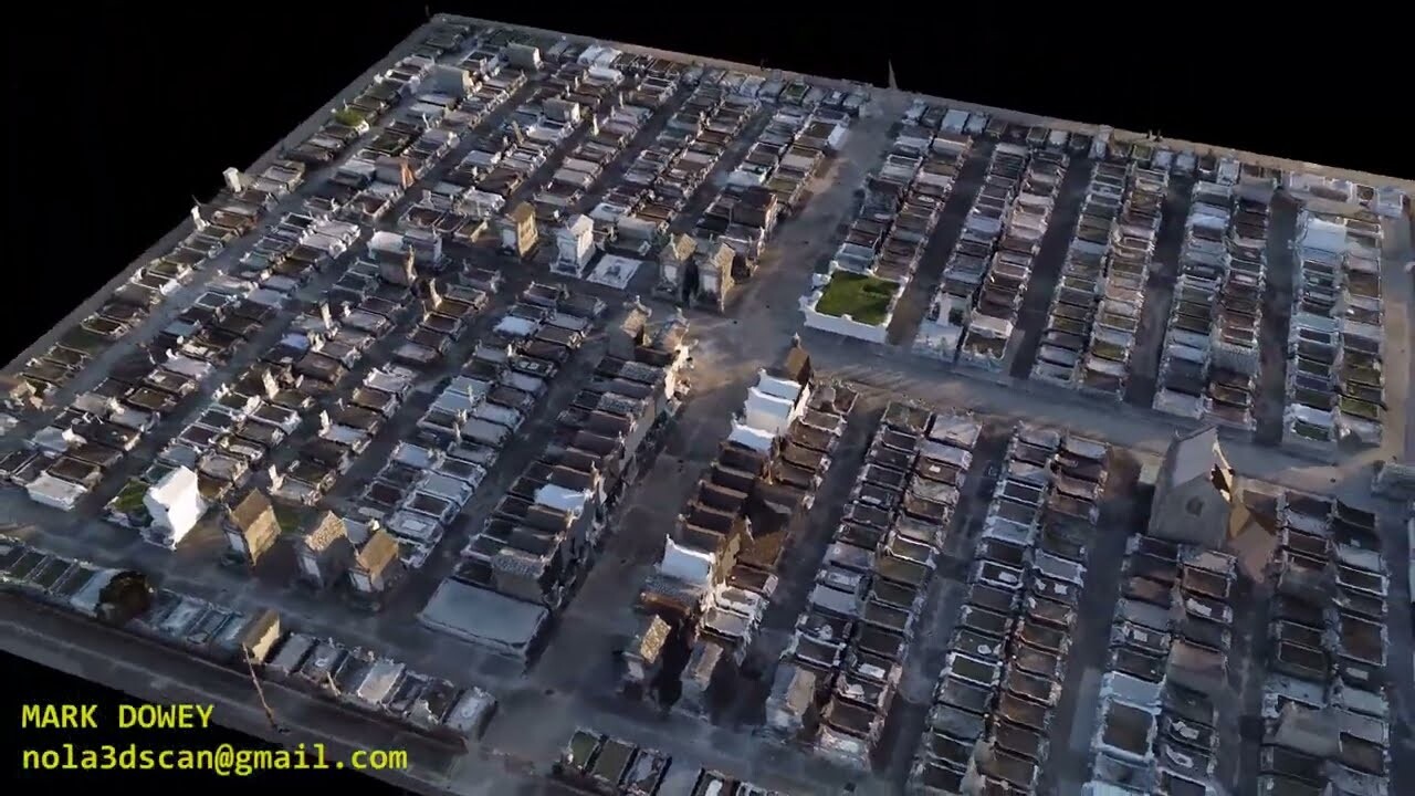 ArtStation - Drone Scan, Lafayette Cemetery No. 2., New Orleans, LA.